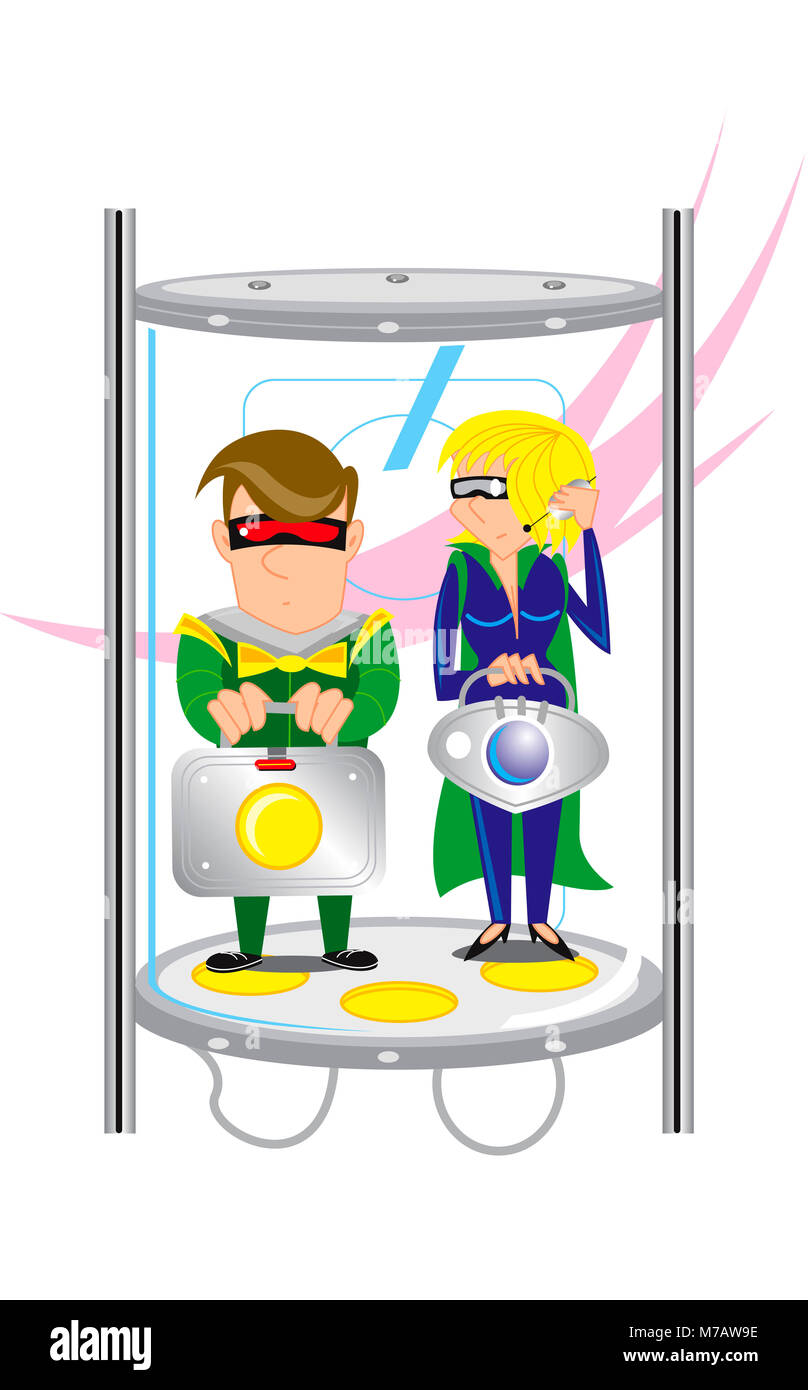 A woman talking to man Cut Out Stock Images & Pictures - Alamy