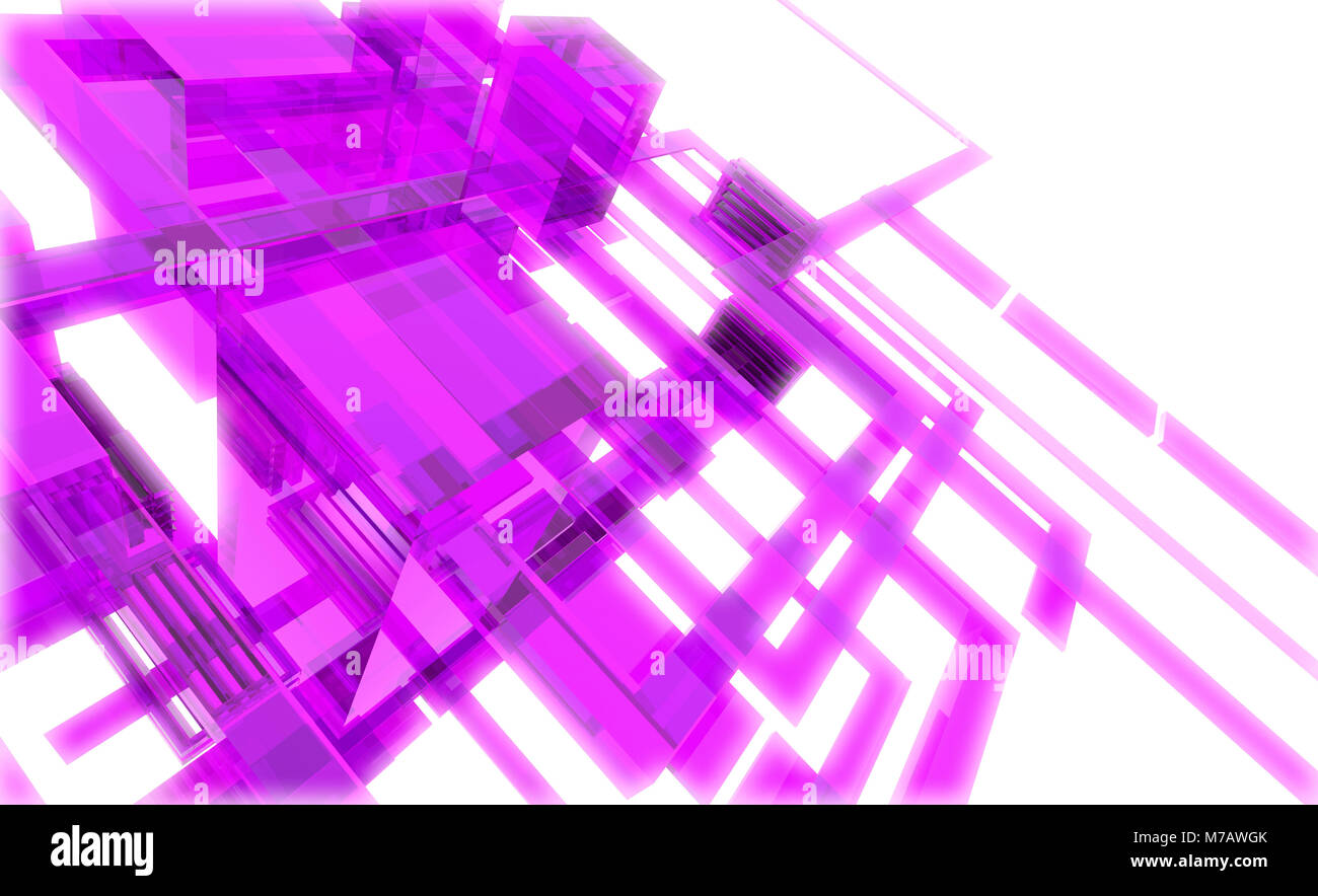 Purple abstract pattern on a white background Stock Photo - Alamy