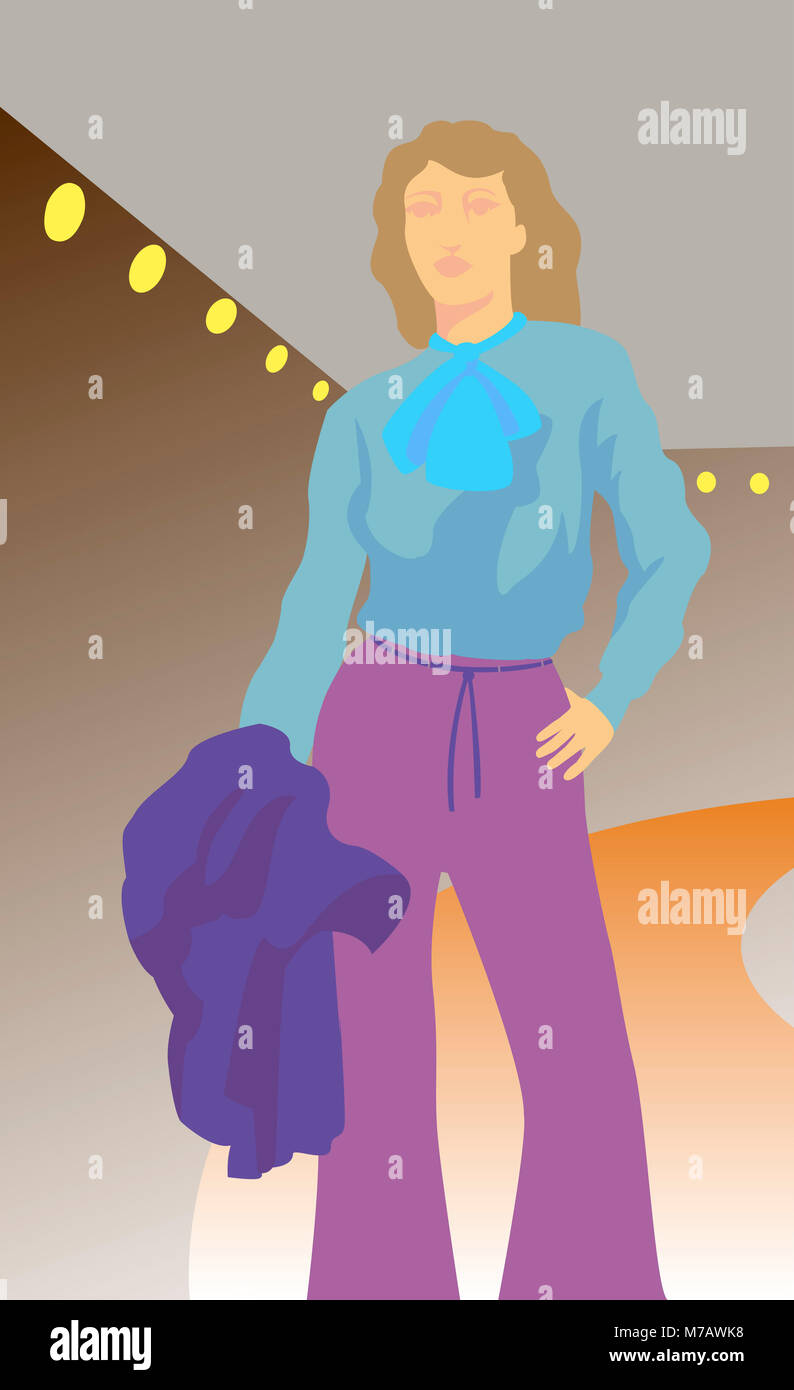 Low angle view of a fashion model Stock Photo - Alamy
