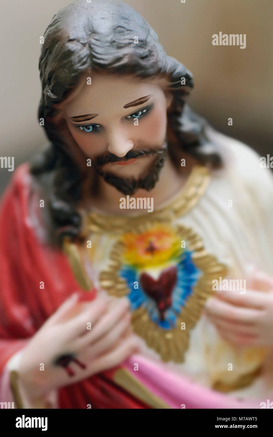 Close-up of a figurine of Jesus Christ Stock Photo - Alamy