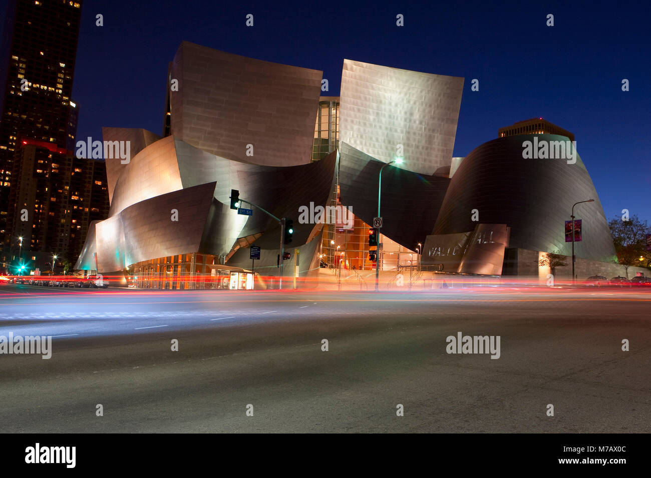 Walt Disney Concert Hall Night