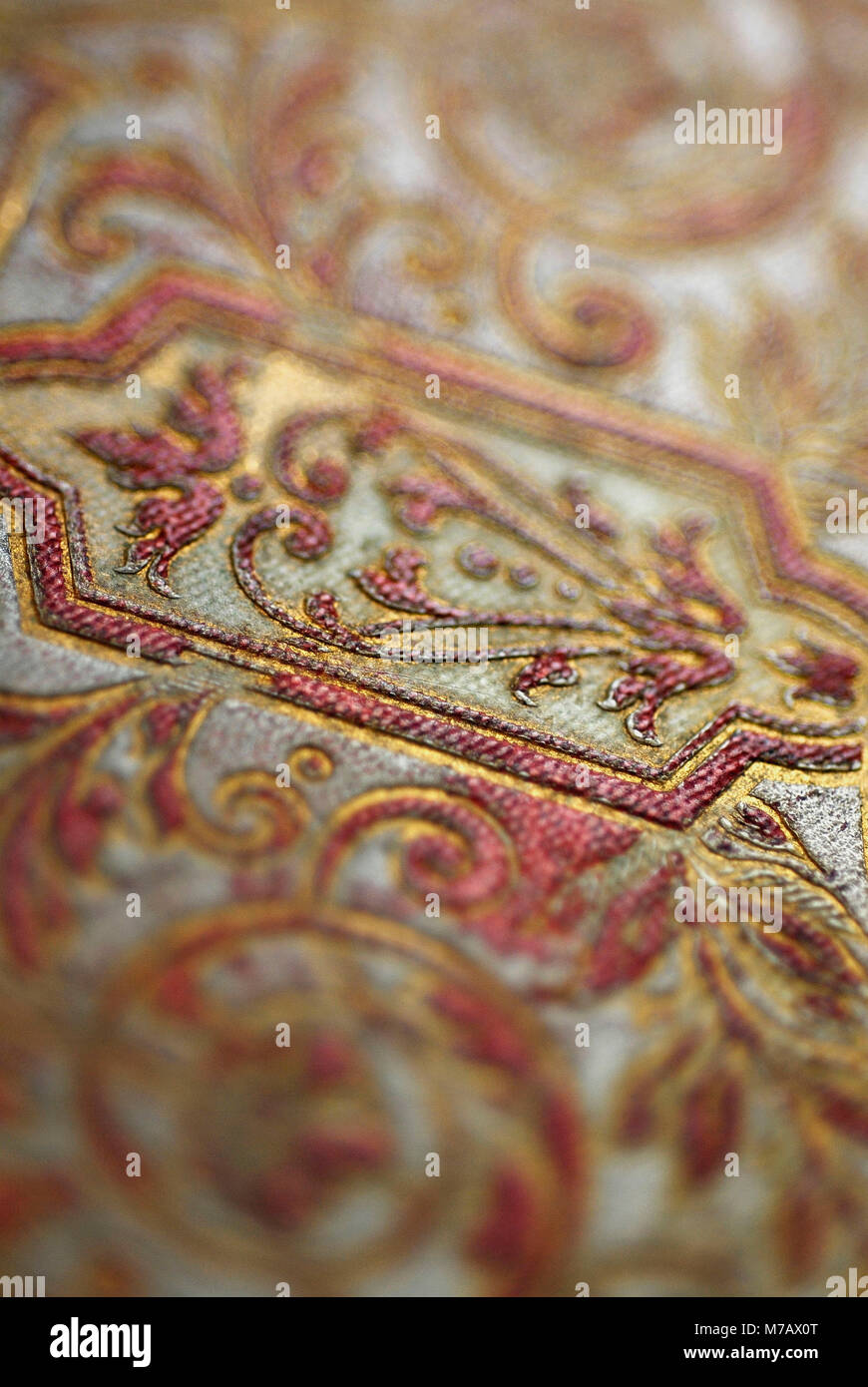 Close-up of embroidery on fabric Stock Photo - Alamy