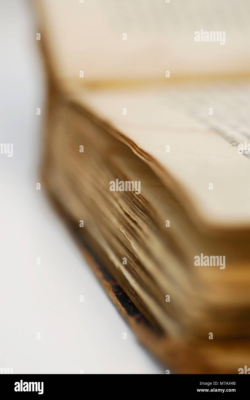 Close-up of an open book Stock Photo - Alamy