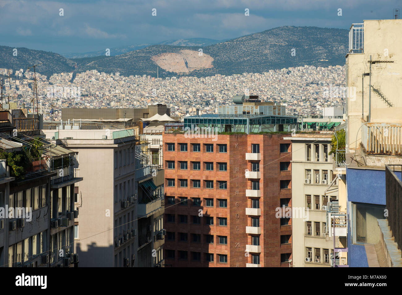 Athens landscape greece hi-res stock photography and images - Alamy