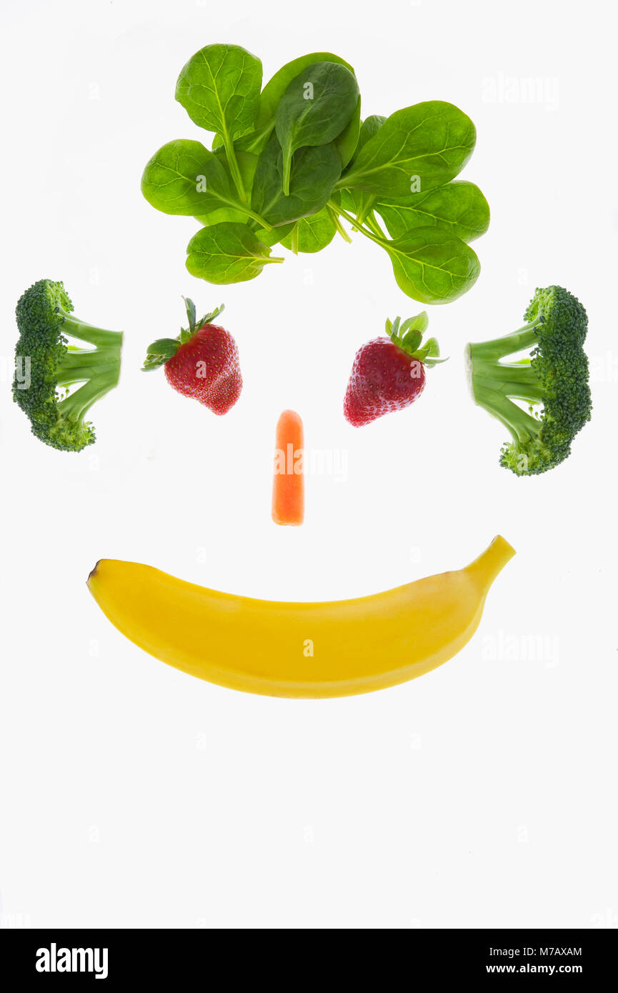 Smiley face vegetables hi-res stock photography and images - Alamy