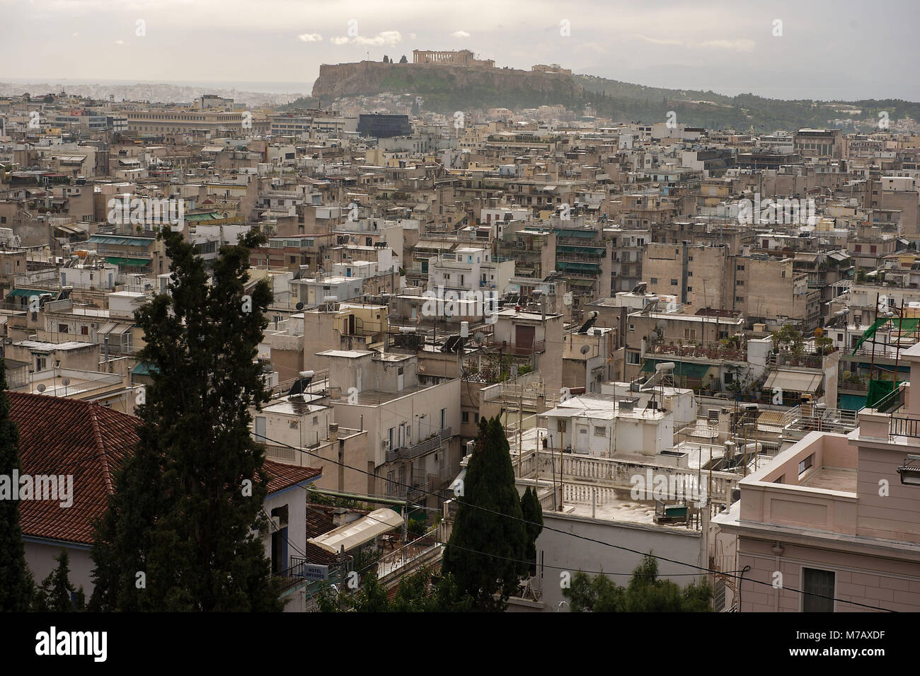Athens, city view. Greece Stock Photo - Alamy