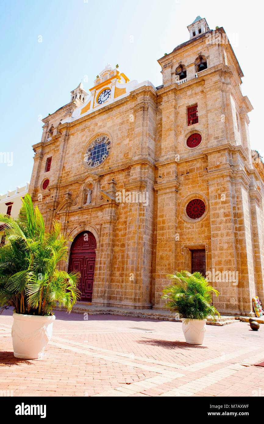 Low angle view of a building, Cartagena, Bolivar, Colombia Stock Photo ...