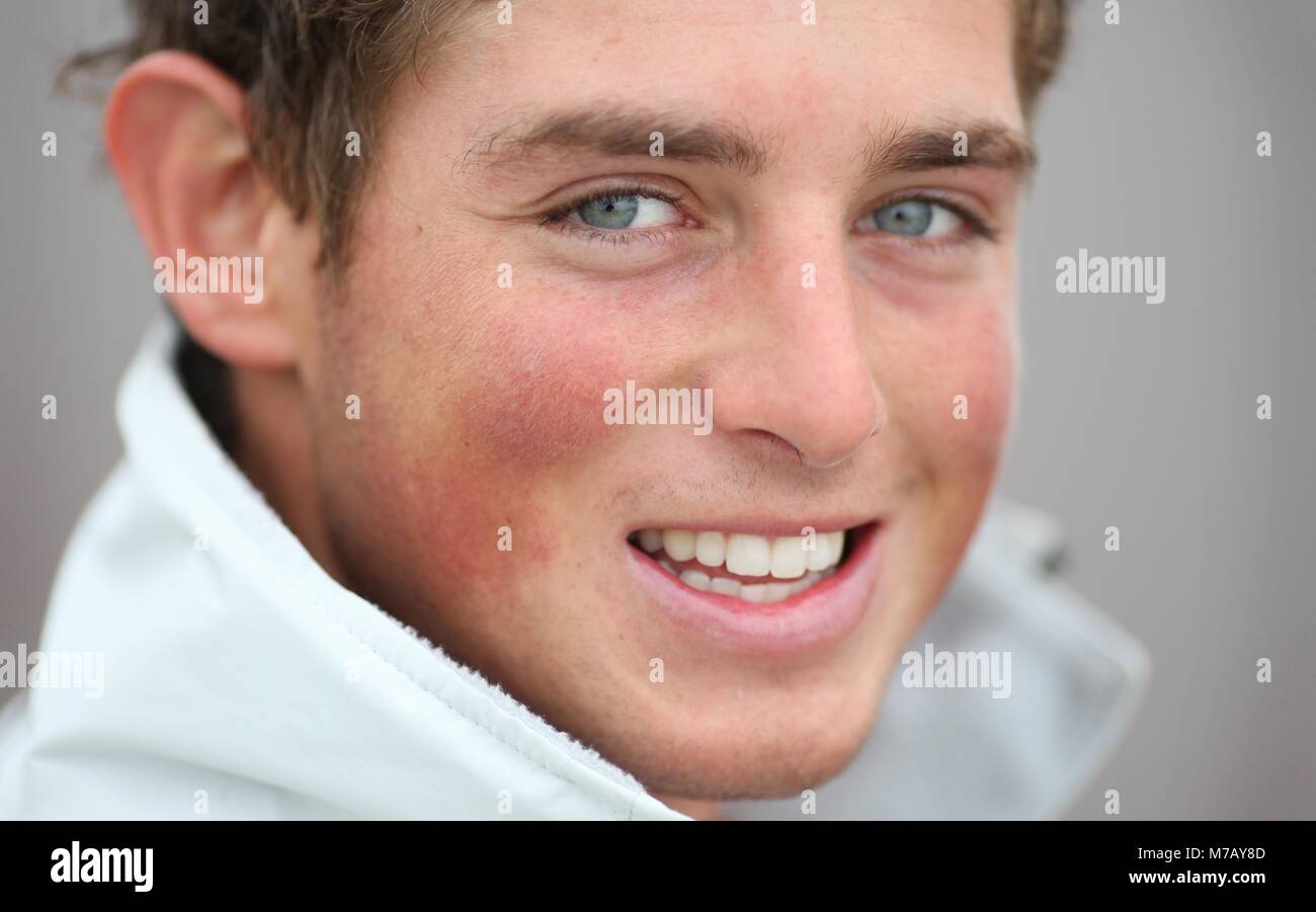 British sailor Alex Barton-Mills who is a member of the Team GBR's ...