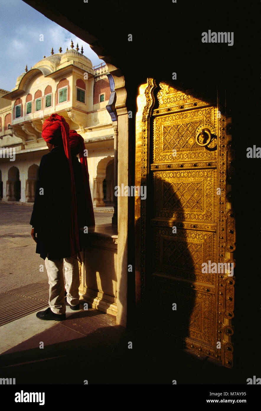 Two palace guards standing in a palace hi-res stock photography and ...