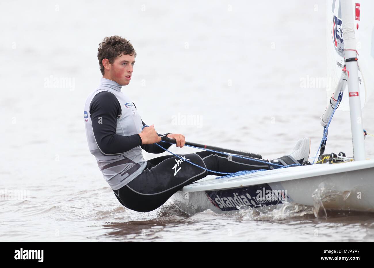British sailor Alex Barton-Mills who is a member of the Team GBR's ...
