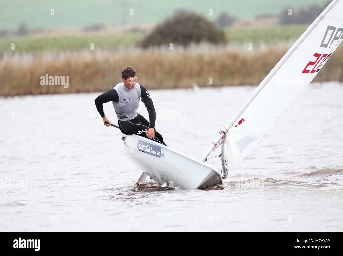 British sailor Alex Barton-Mills who is a member of the Team GBR's ...