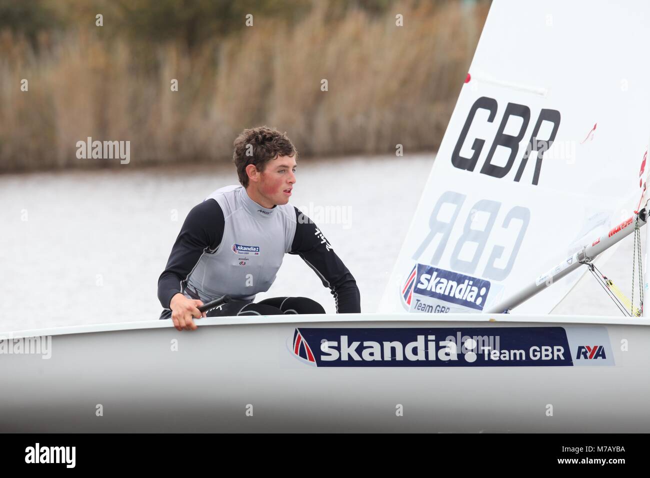 British sailor Alex Barton-Mills who is a member of the Team GBR's ...
