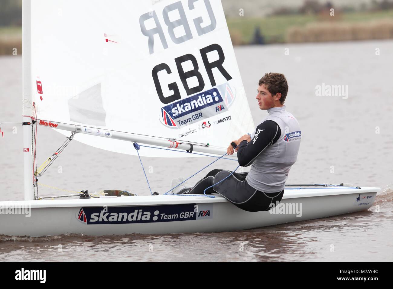 British sailor Alex Barton-Mills who is a member of the Team GBR's ...