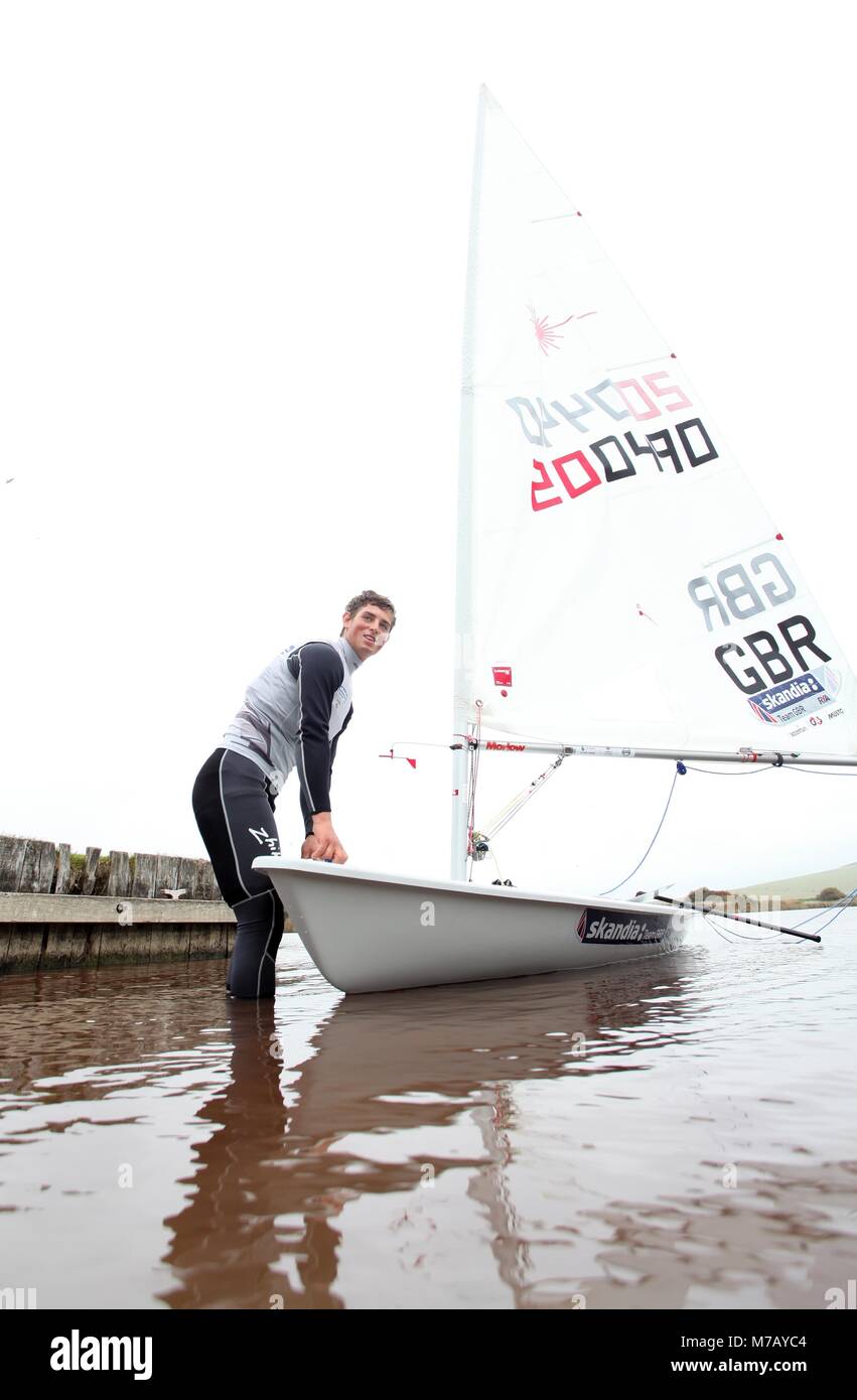 British sailor Alex Barton-Mills who is a member of the Team GBR's ...