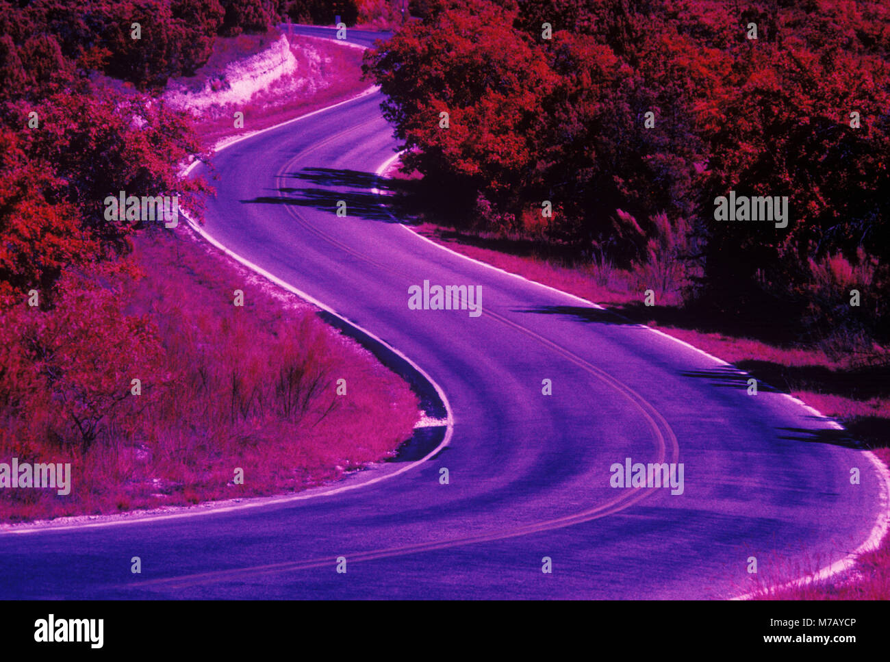 Road on a hill hi-res stock photography and images - Alamy