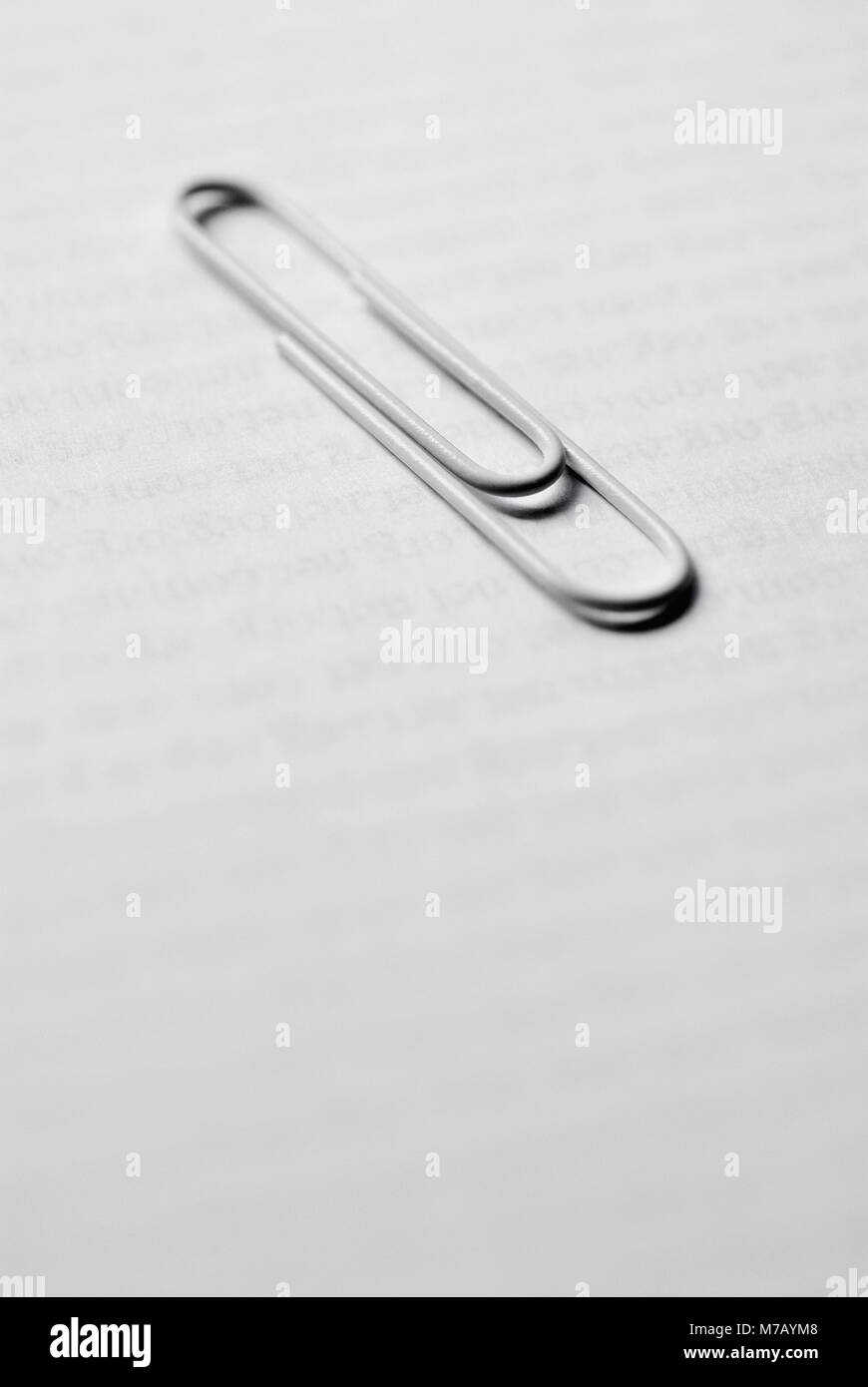 Paper clip close up hi-res stock photography and images - Alamy