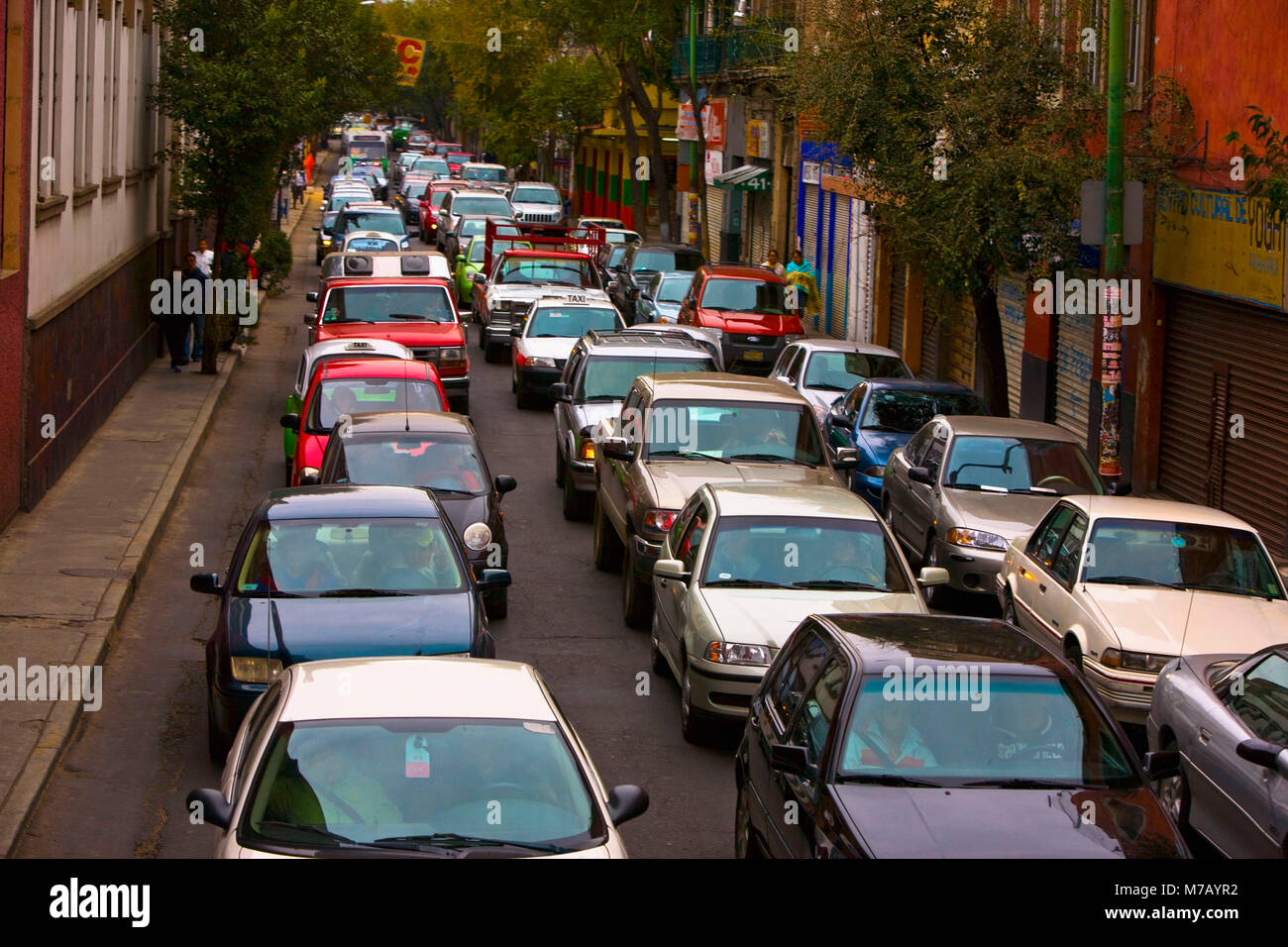 Traffic jam mexico city hi-res stock photography and images - Alamy