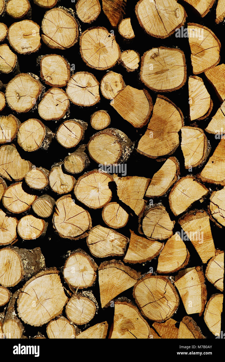 Stack of firewood Stock Photo - Alamy