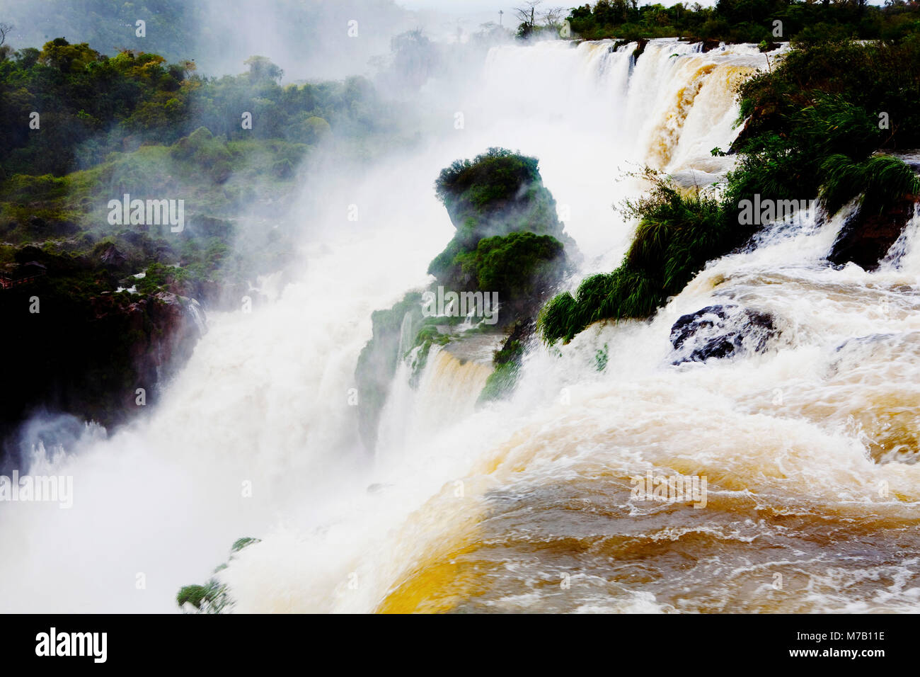 High angle view of a waterfall Stock Photo - Alamy