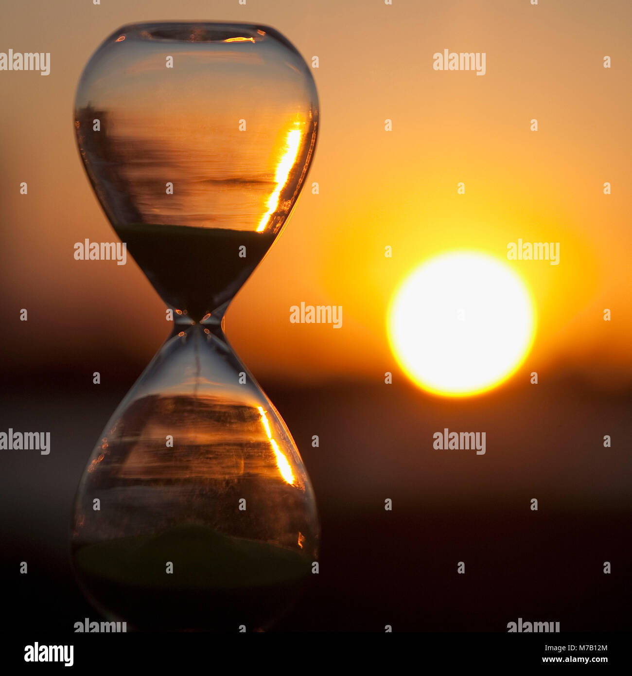 Hourglass Sunset Wallpaper
