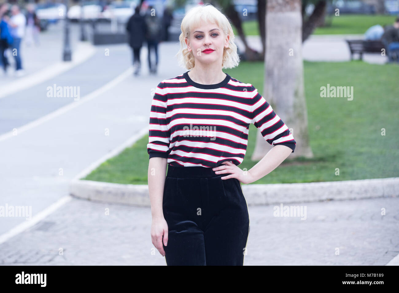 Roma, Italy. 09th Mar, 2018. Italian actress Marina Rocco Photocall of ...