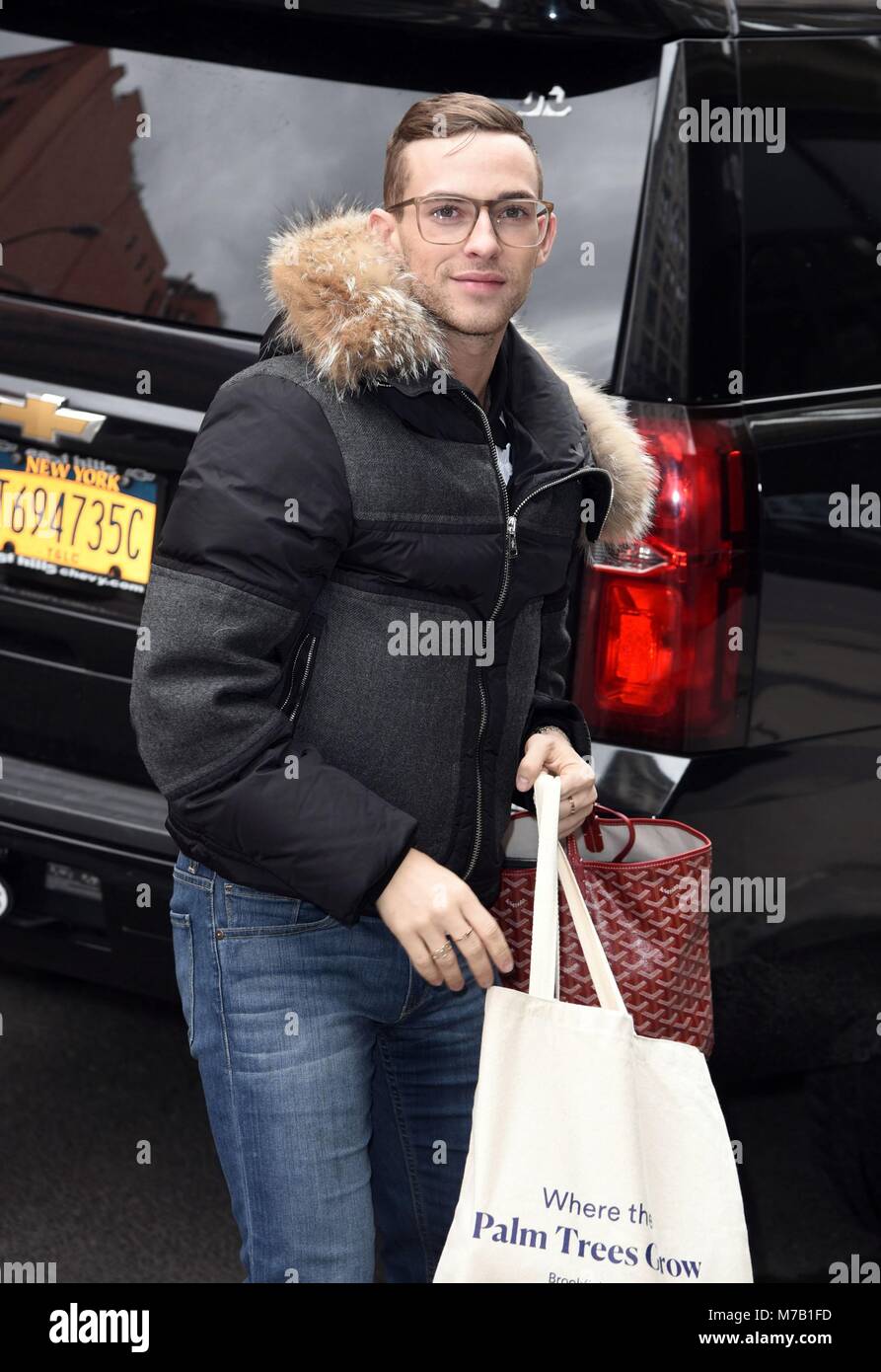 New York, NY, USA. 9th Mar, 2018. Adam Rippon, seen at BUILD Series to ...