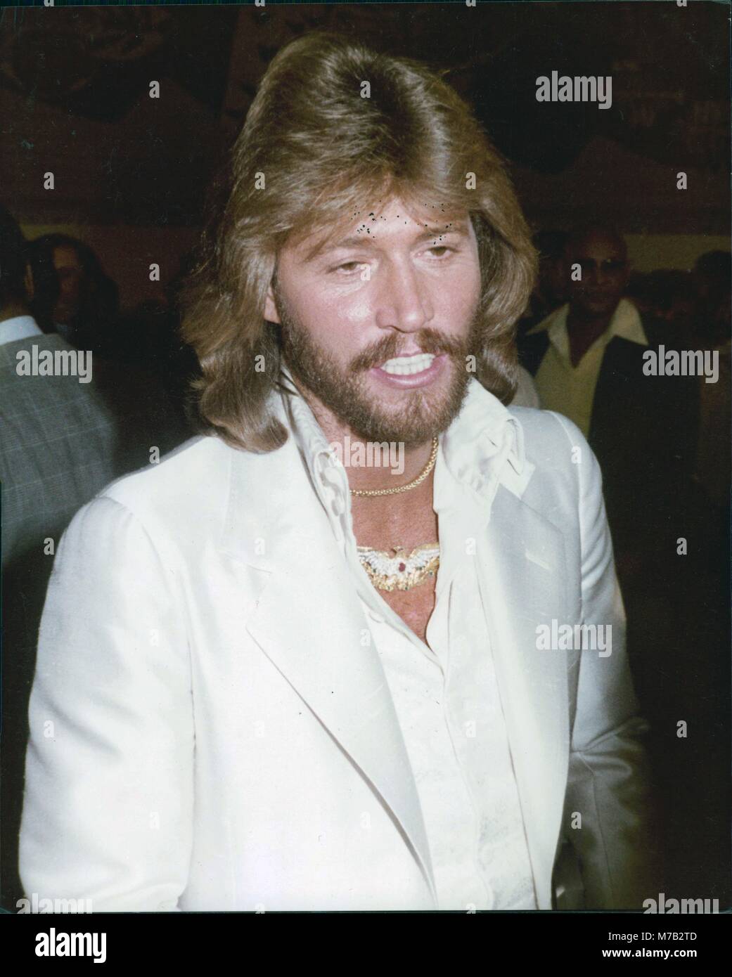 Barry Gibb 1984 Photo By John Barrett-PHOTOlink. Photo via Credit ...