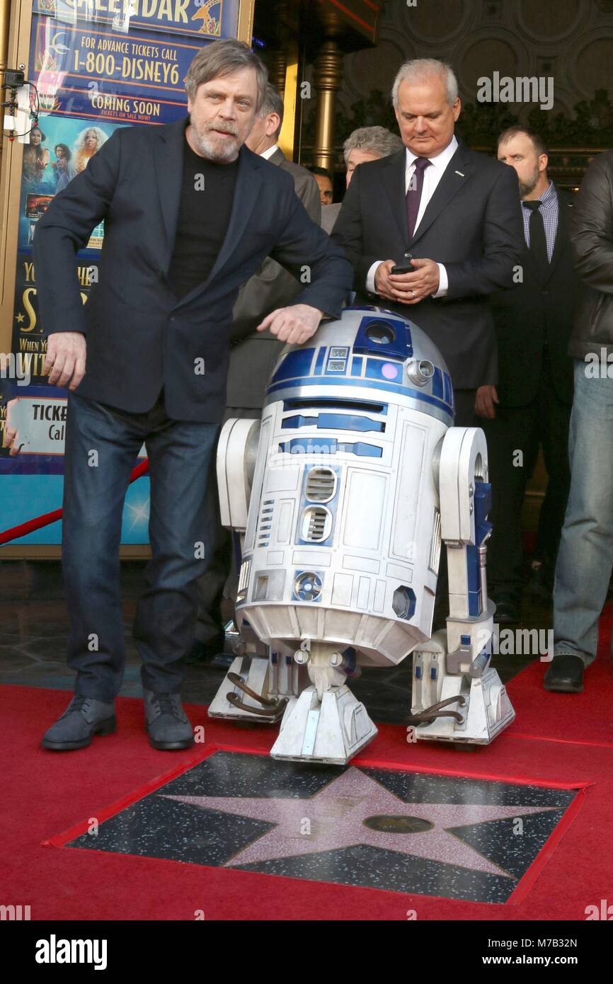 Los Angeles, CA, USA. 8th Mar, 2018. Mark Hamill at the induction ...