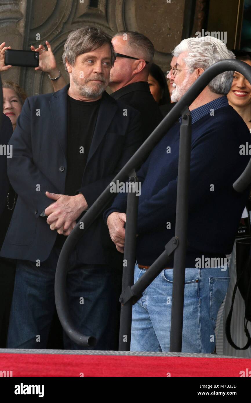 Los Angeles, CA, USA. 8th Mar, 2018. Mark Hamill at the induction ...