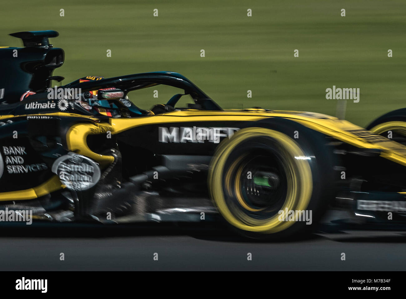 Barcelona, Spain. 9 March, 2018: CARLOS SAINZ JR. (ESP) drives in his ...