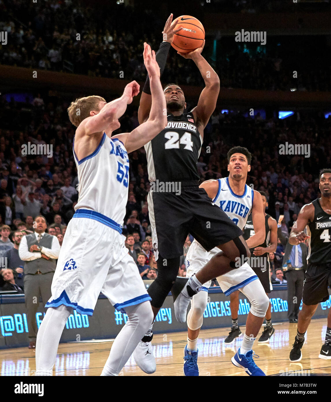 New York, New York, USA. 9th Mar, 2018. Providence Friars guard Kyron ...