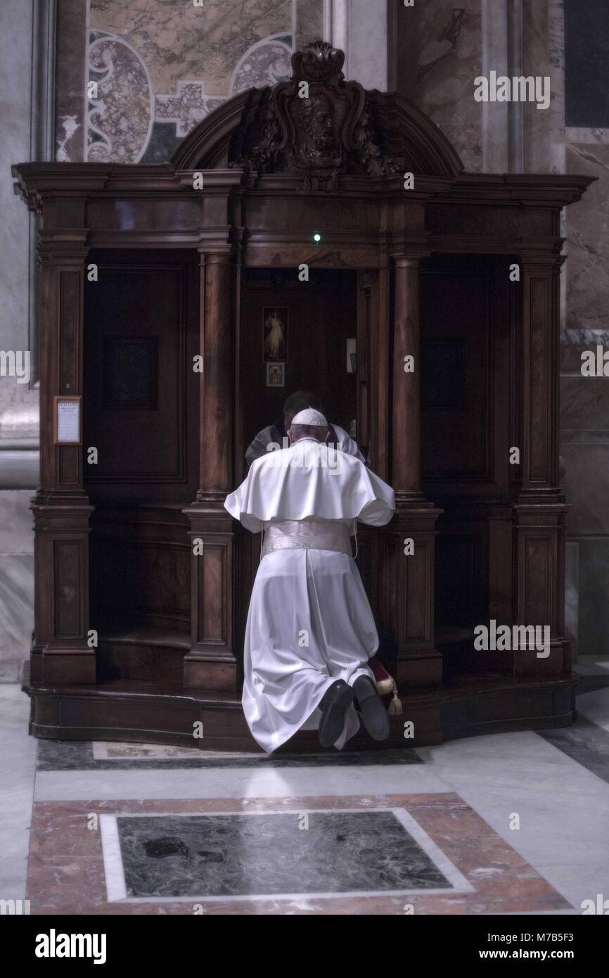 March 9, 2018 - Vatican City State (Holy See) -POPE FRANCIS during the ...
