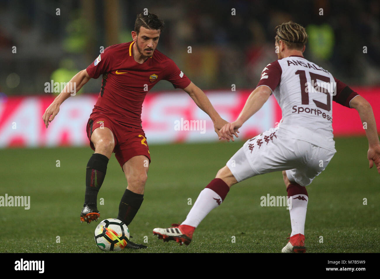 Stadio Olimpico, Rome, Italy. 9th Mar, 2018. Serie A Roma vs Torino ...