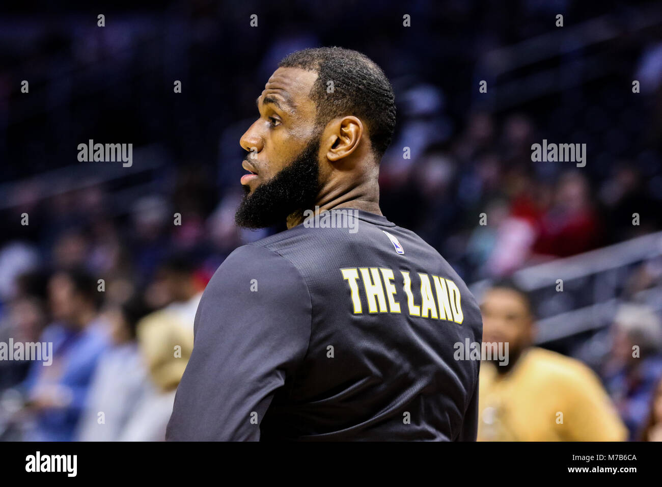 Los Angeles, CA, USA. 9th Mar, 2018. Cleveland Cavaliers forward LeBron ...