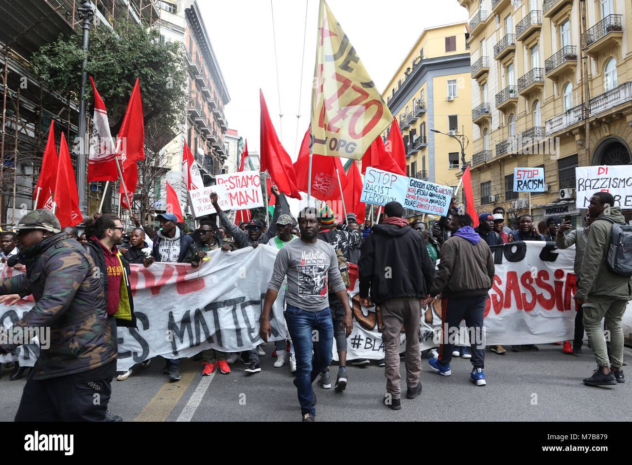 Naples, Italy. 10th Mar, 2018. Naples March 10 in Naples the ...