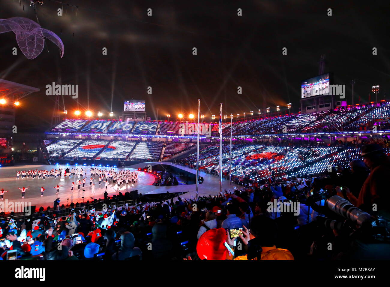 Pyeongchang, South Korea. 9th Mar, 2018. South Korea Delegation (KOR ...