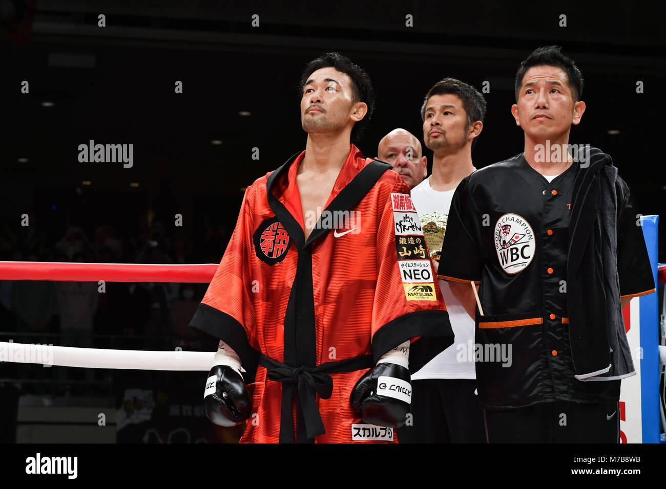 Tokyo, Japan. 1st Mar, 2018. (L-R) Shinsuke Yamanaka (JPN), Rudy ...