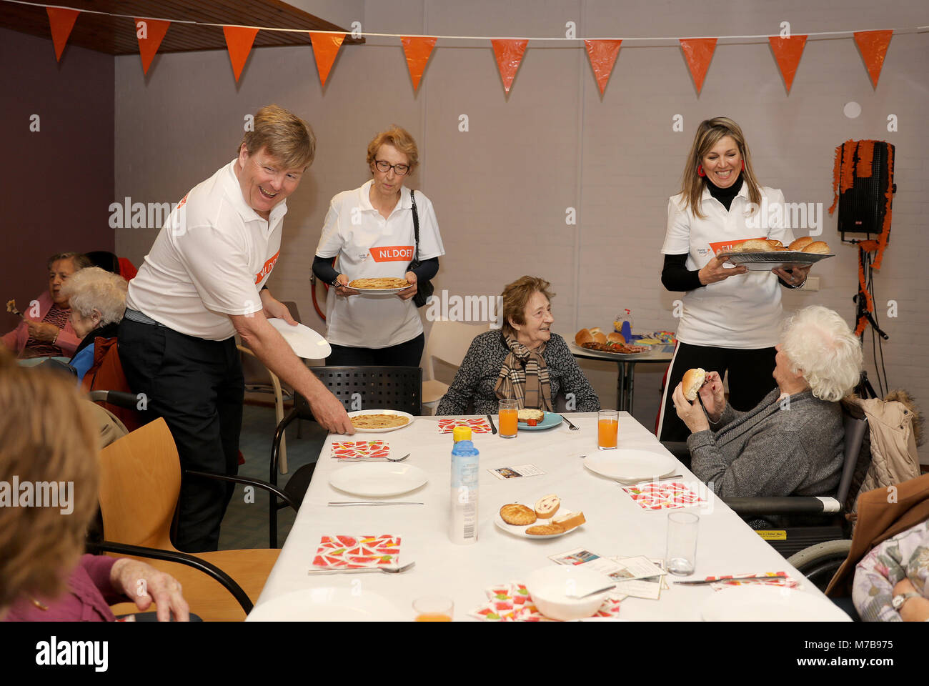 Pijnacker, Netherlands. 10th Mar, 2018. King Willem-Alexander and Queen ...