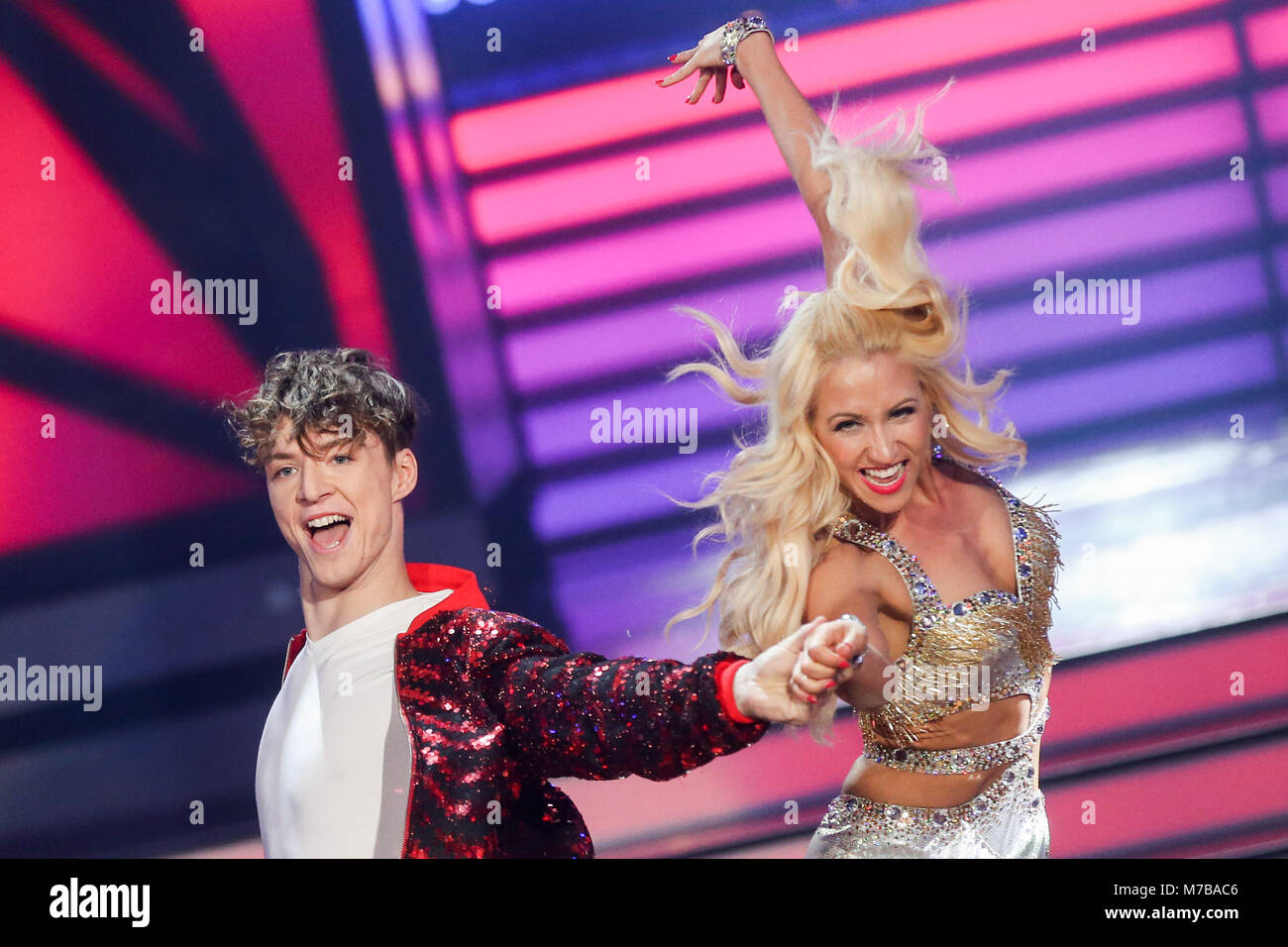 09 March 2018, Germany, Cologne: Youtuber Roman Lochmann and ...