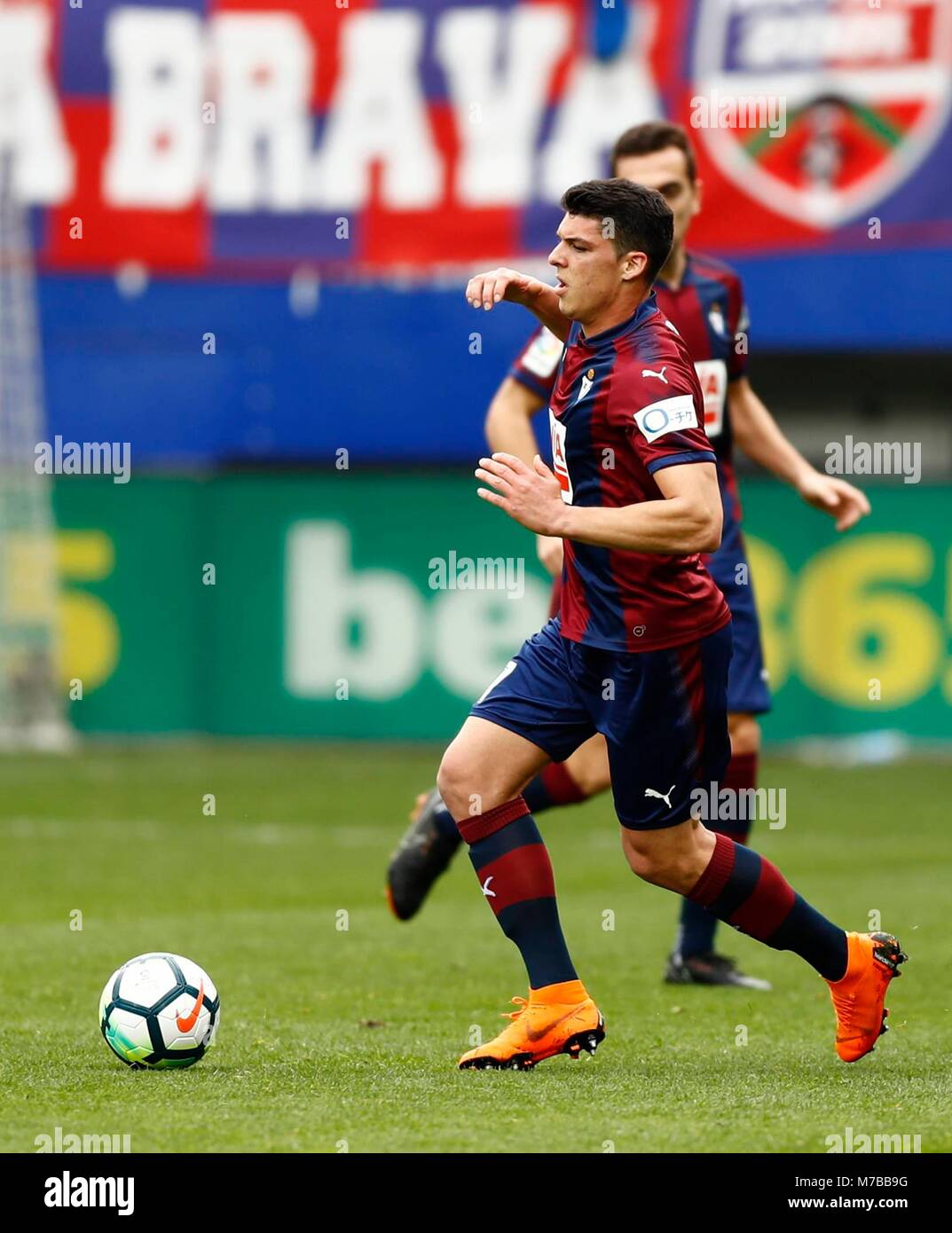 Eibar, Spain. 10th Mar, 2018. (L-R) *Ander Capa Rodriguez* of SD Eibar ...