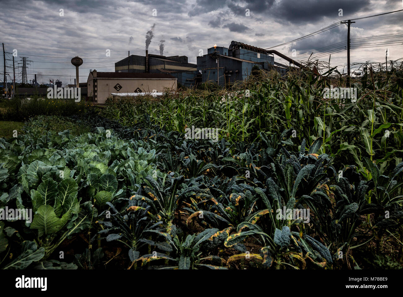 Steel mill in Braddock Stock Photo - Alamy