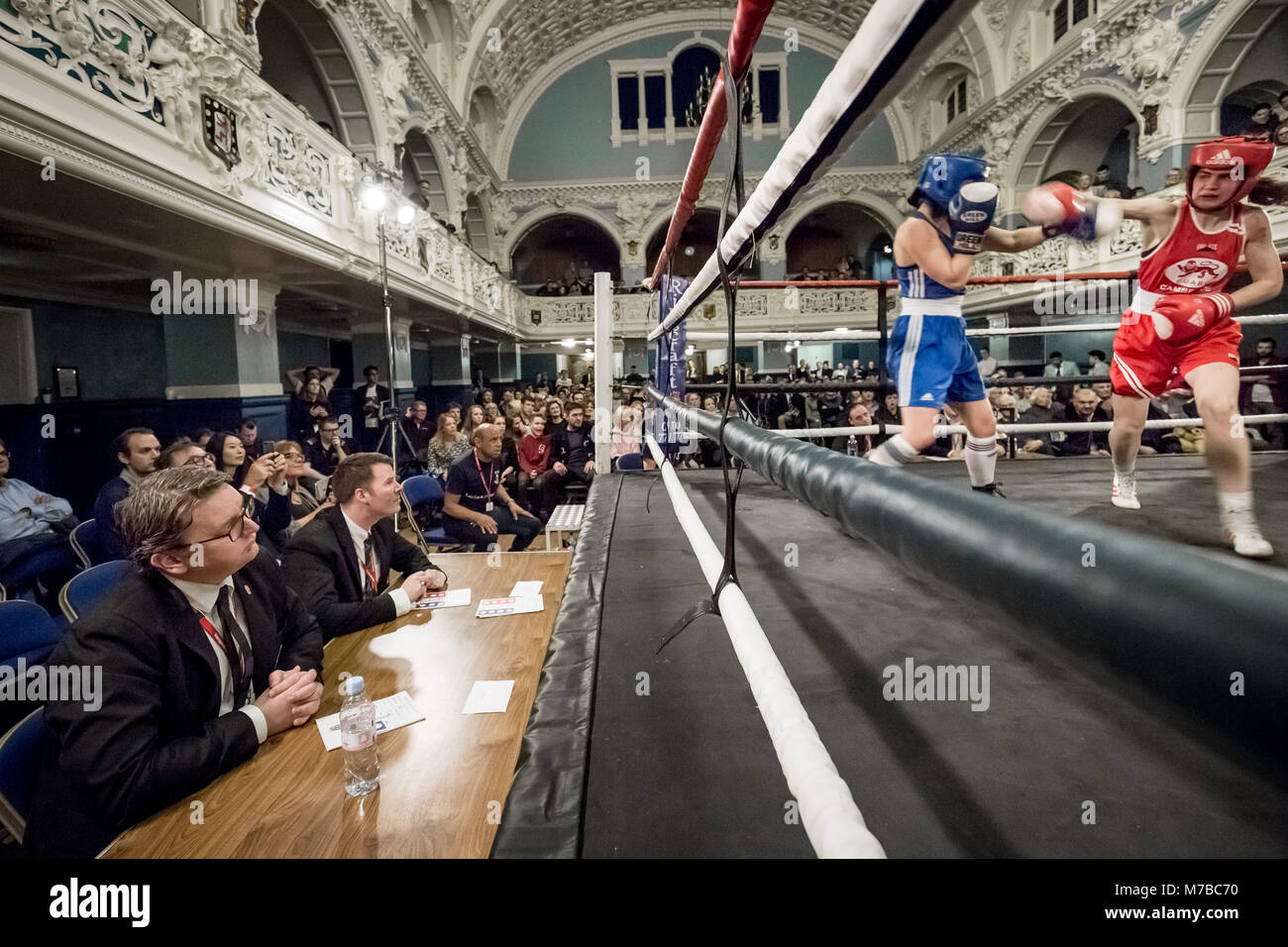 Boxing ring girl uk High Resolution Stock Photography and Images - Alamy