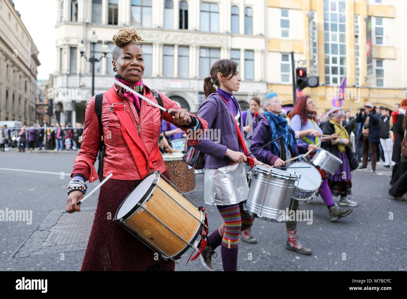London, UK. 10th March, 2018. Thousands of women and children from ...
