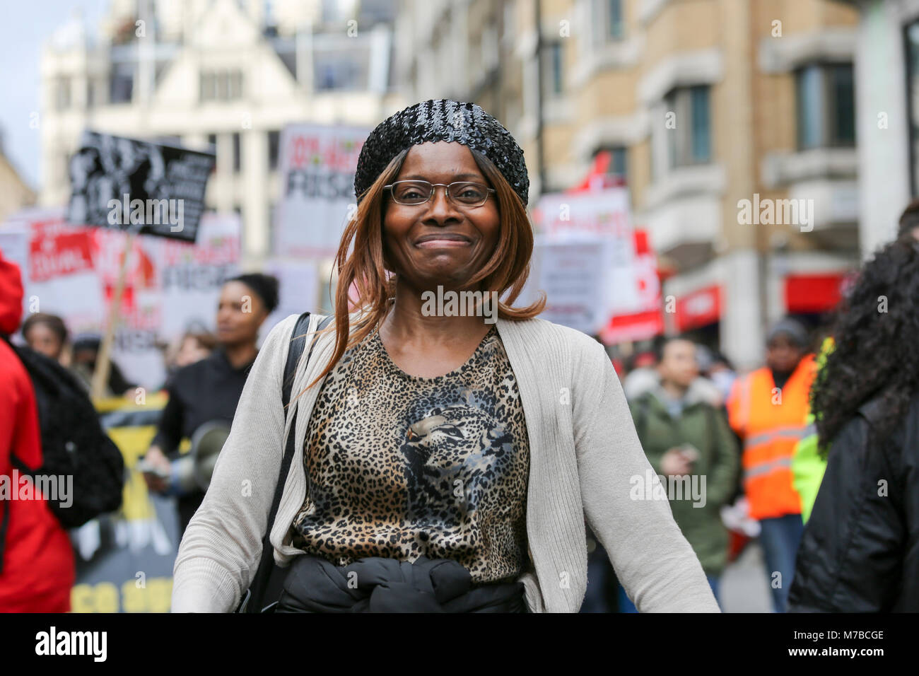 London, UK. 10th March, 2018. Thousands of women and children from ...