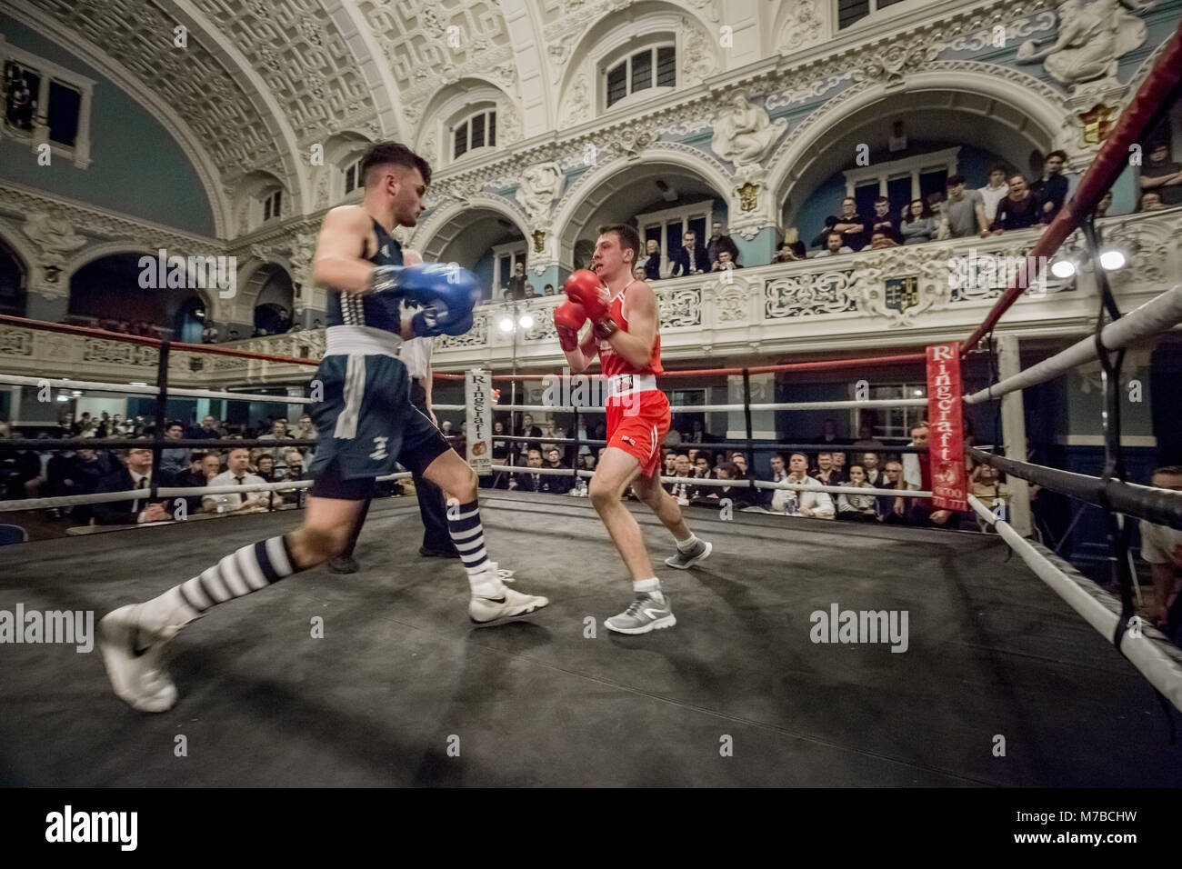 2018 boxing varsity match hi-res stock photography and images - Alamy