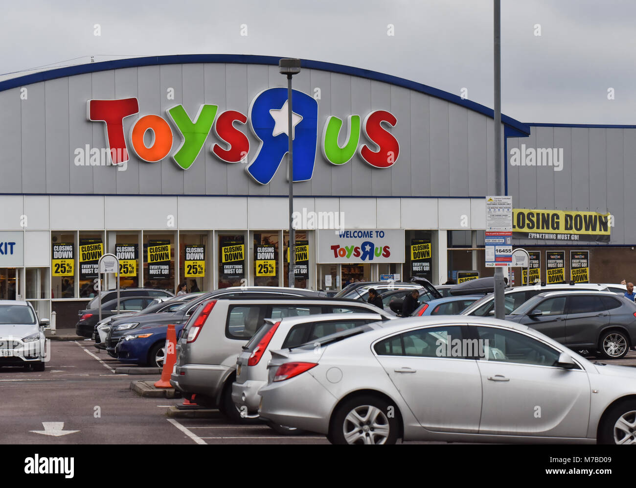 Brent Cross, London, UK. 10th March 2018. Brent Cross branch of Toys R ...