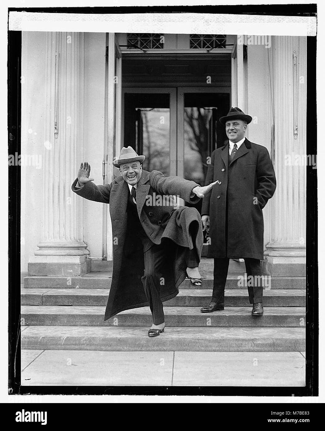 A photograph of evangelist Billy Sunday at the White House on February ...