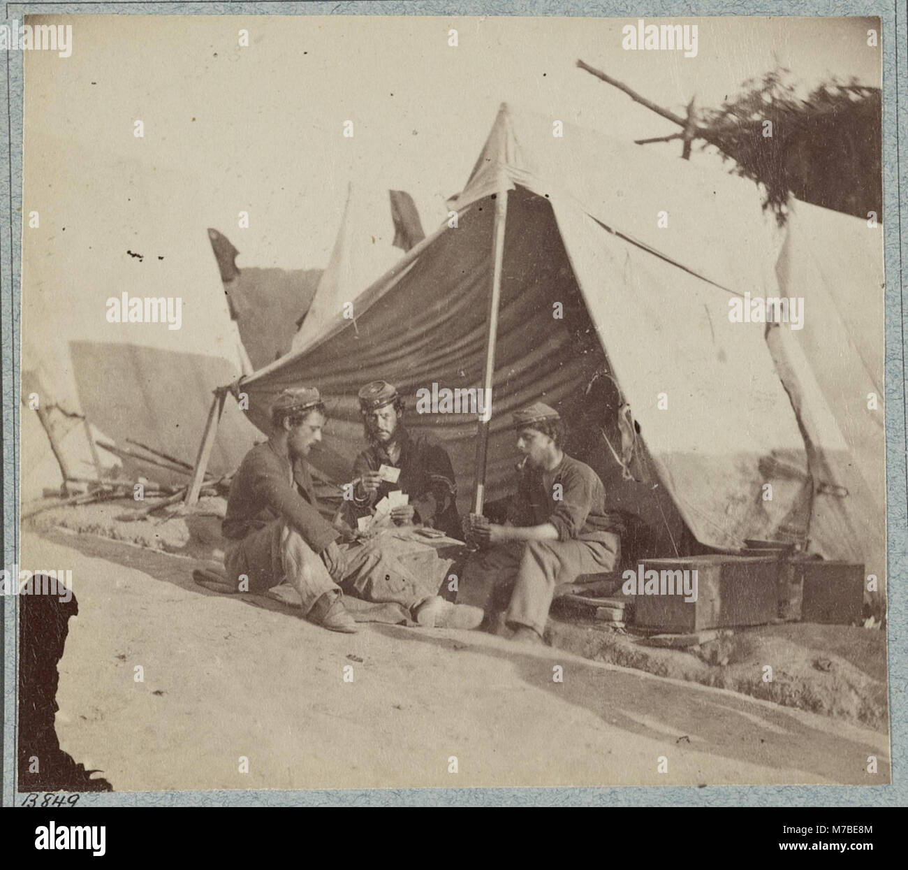 The 22nd New York State Militia, photographed near Harpers Ferry ...