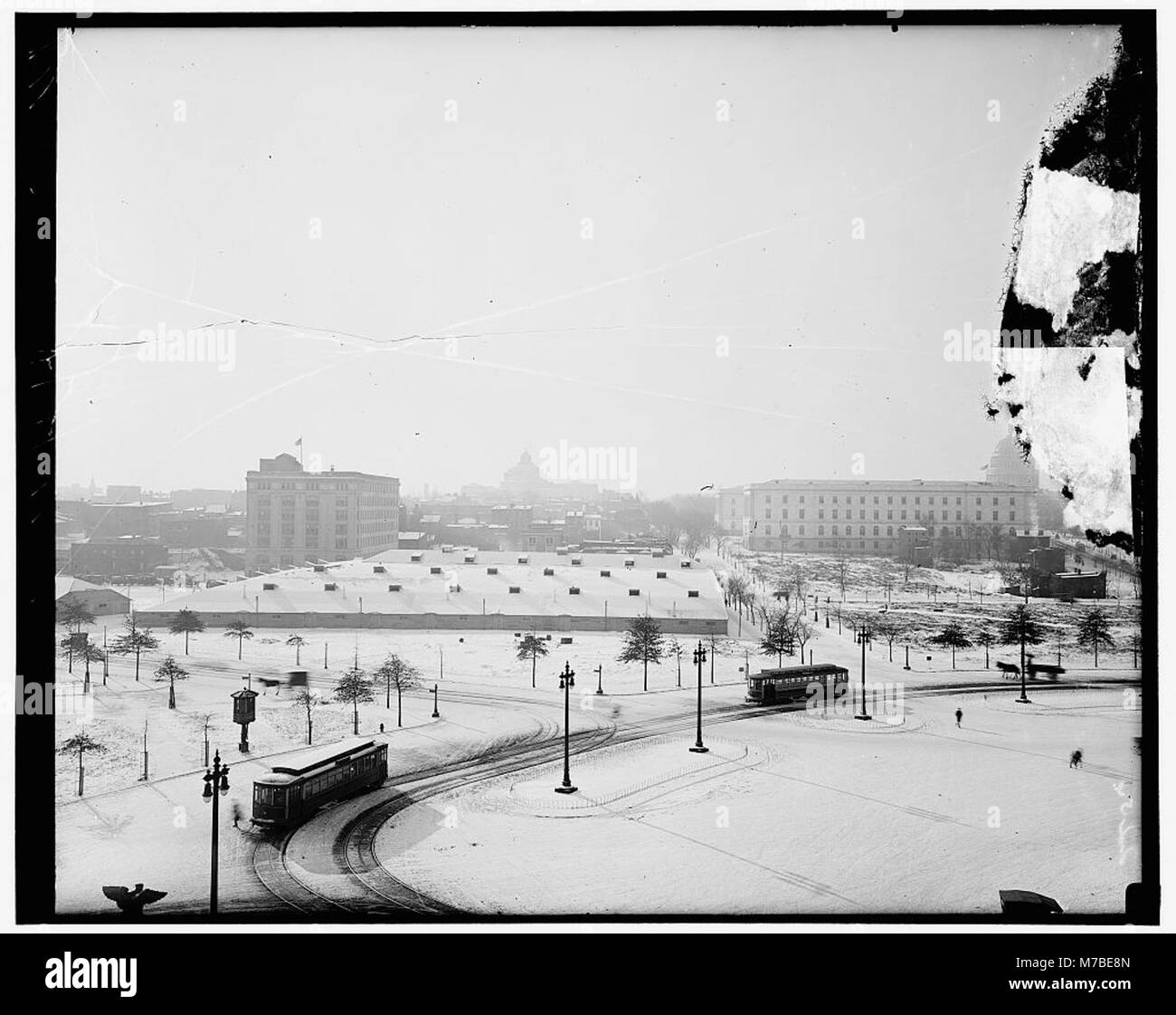 A photograph of the Bill Sunday Tabernacle, an important venue for ...