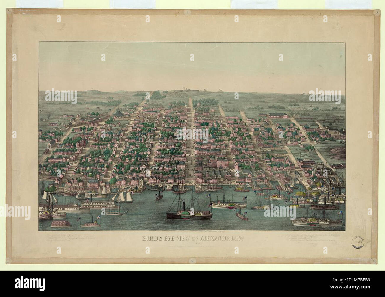 Birds eye view of alexandria hi-res stock photography and images - Alamy